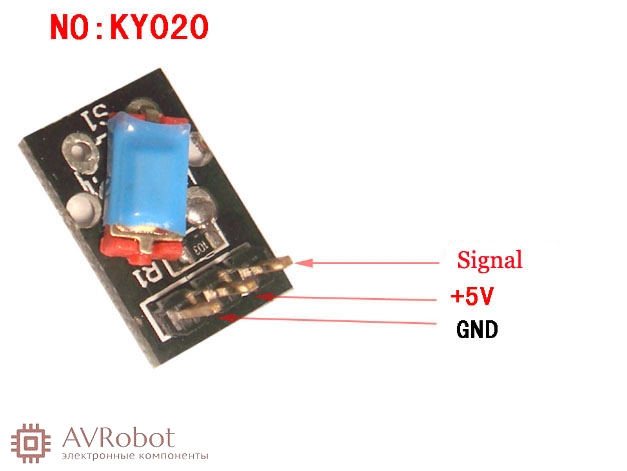 Датчик наклона Ky 020 для Arduino купить 1016 Arduino Freeduino Avrobotru